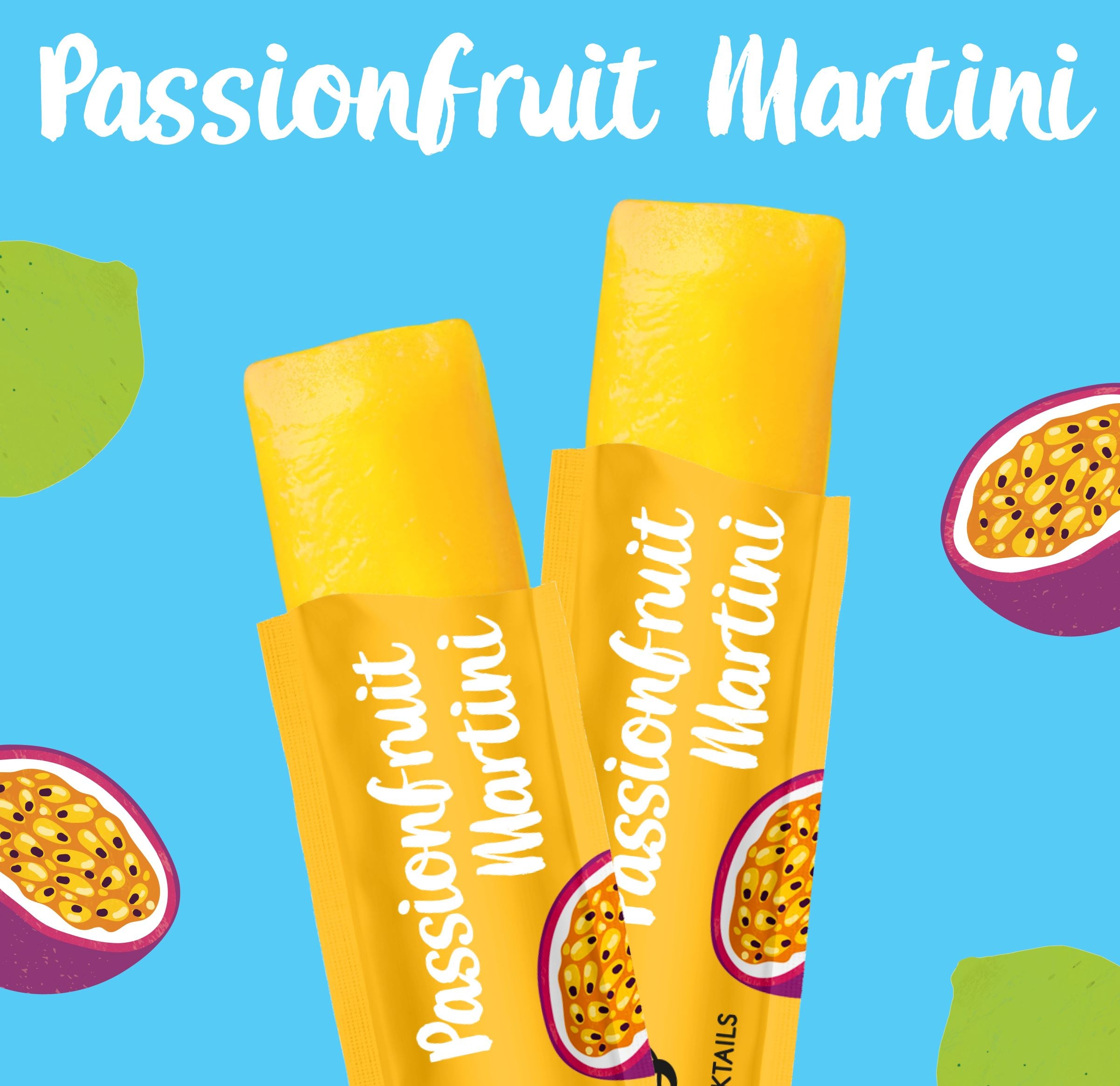 Passionfruit Martini Alcoholic Ice Lollies │ Award Winning Ice Pops ...